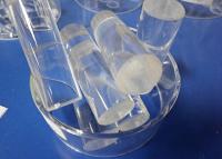 China Light Guide Optical Solid Pure Quartz Glass Rod High Strong Hardness for sale