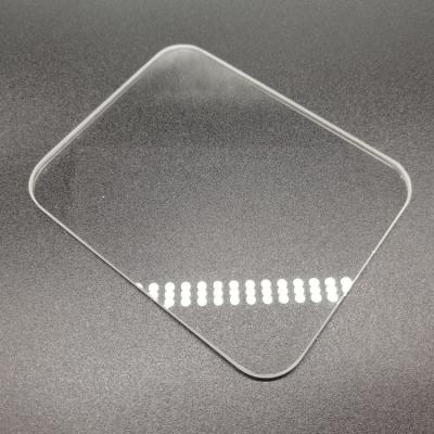 Cina Quadrato trasparente del borosilicato dello strato della guida di luce intorno alla finestra d'angolo di vetro ottici in vendita