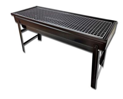 中国 60cm BBQの折る木炭グリル携帯用BBQのグリルの中庭のグリルの屋外の折るバーベキュー 販売のため