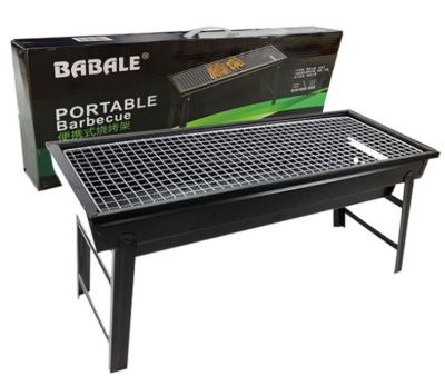 中国 60cm BBQの折る木炭グリル携帯用BBQのグリルの中庭のグリルの屋外の折るバーベキュー 販売のため