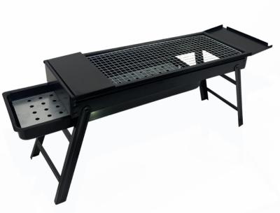 中国 80cm BBQの折る木炭グリル携帯用BBQのグリルの中庭のグリルの屋外の折るバーベキュー 販売のため