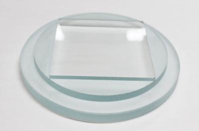 Cina 3 strati hanno temperato il giro ottico di vetro del grado di punto/la superficie regolare alto vetro borosilicato del quadrato in vendita