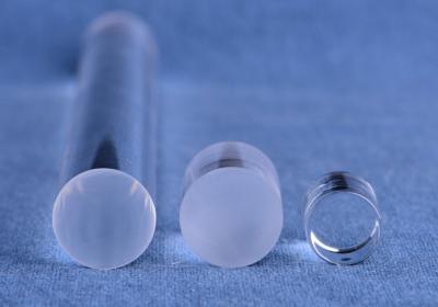 China Niet beklede Staaf 10mm van het Vezel Optische Transparante Kwarts Diameter Te koop