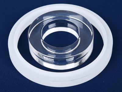 Cina Rivestimento perforato scanalato dell'AR dell'anello della flangia del quarzo in vendita