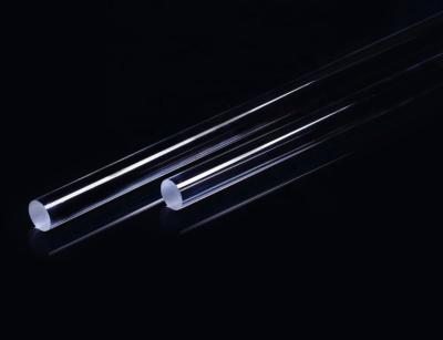 Cina Quarzo fuso trasparente di vetro ottico Rod di Rod Of Different Size Clear del quarzo di elevata purezza in vendita