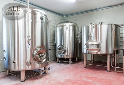 China ALE Turnkey microbrewery beer equipment 2000l hotel brew Commercial glycol jacket conical fermenter price/cct/ckt/bbt for sale