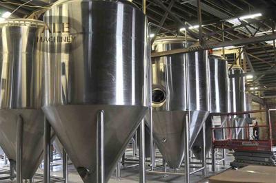 China ALE Brew manufacturer stainless steel mash tun electric heatCommercial glycol jacket conical fermenter price/cct/ckt/bbt for sale