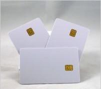 China PVC Offset Printing Contacted Encrypted Logic Card Anticollision AT88SC0104C IC Type for sale