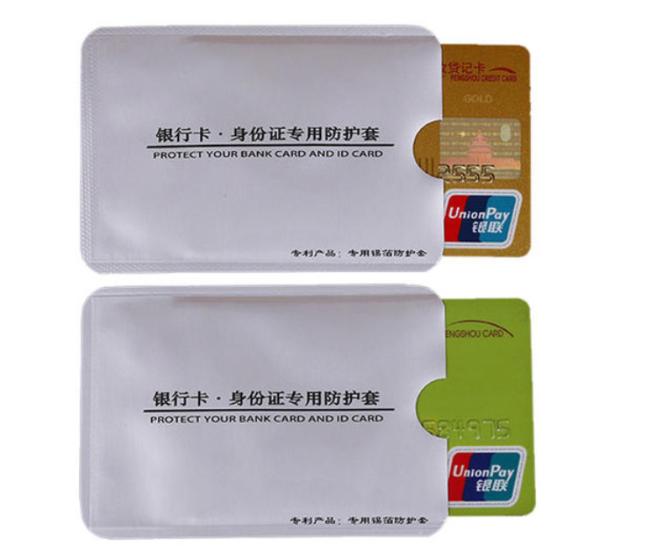 Custom printed PVC RFID blocking card sample