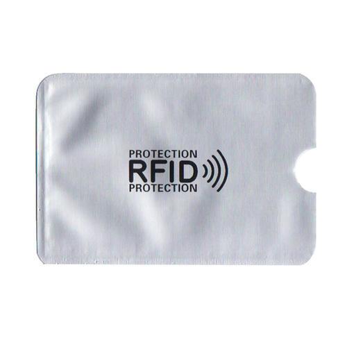 RFID blocking card with different surface finishes
