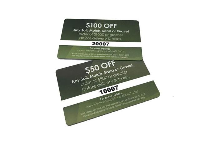 RFID key card with magnetic stripe and printed design