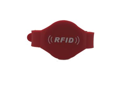 China M5 Chip Silicón RFID Control de acceso de las pulseras ISO14443A Estándar ISO15693 en venta