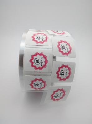 China UHF Fragiel Papier RFID Chip Sticker 900mhz Afdrukbaar RFID Label Roll 1000pcs/roll Te koop