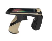 China UHF Handheld RFID Card Reader with 8-15m Range, IP65 Rating and Android 7.0 OS for Industrial Applications for sale