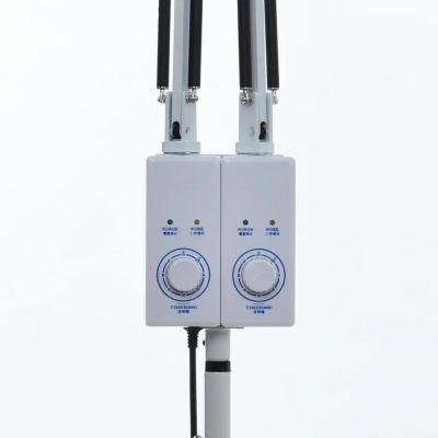 Китай Double Head TDP Floor Standing Infrared Heat Lamp Electromagnetic Apparatus Arm Pain Relief продается