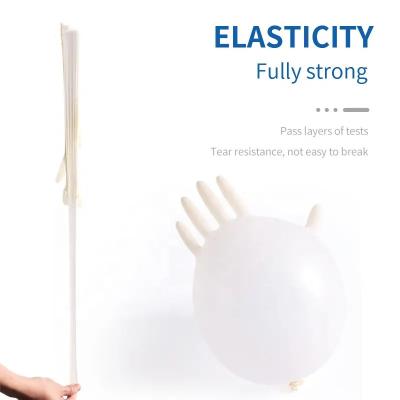 Cina Rubber Latex Sterile Disposable Examination Gloves 14.6 * 11.5cm For Hospital in vendita