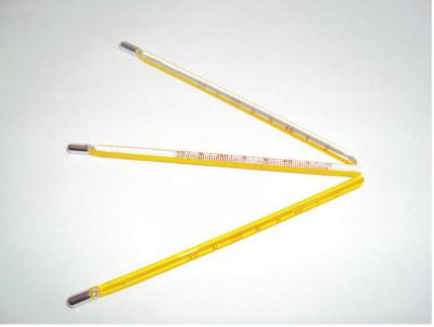 China Rectale 32c-Glas Medische Thermometer Vloeibaar Mercury Oral Te koop