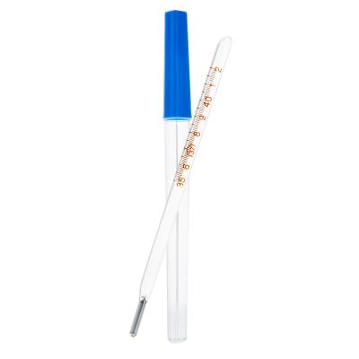 China Rectale 32c-Glas Medische Thermometer Vloeibaar Mercury Oral Te koop