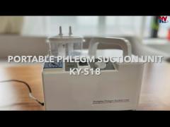 50hz 90va Portable Mucus Suction Machine 1l Apparatus Surgical
