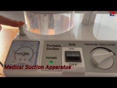Portable Medical Suction Apparatus 1000mL 50hz 90v Anti Overflow