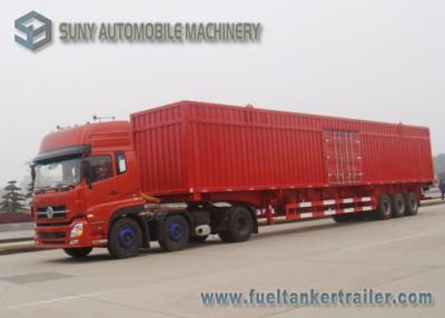 Cina Rimorchio 50T dei semi del contenitore di 60 assi di Cubic Heavy-duty Van Semi Trailer 3 in vendita