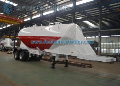 China Customized 24m3 Tandem Axle Utility Trailer Cement Powder Trailer For Cement for sale