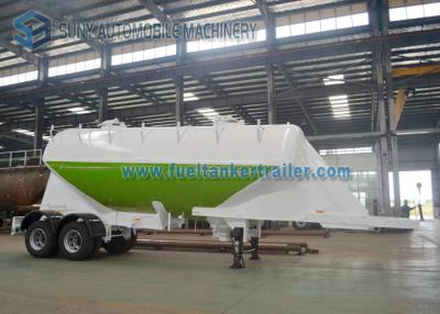 China Conoid vormde Droge Bulk de Tankeraanhangwagen van 30m3, Semi Aanhangwagen de Achter elkaar van de Cementtanker Te koop