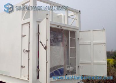 China 64000 L Mobile Refuel Station Container Oil Tank Trailer 40HQ Oil Storage Tank Container for sale