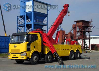 Cina 8X4 40DZ FAW demolitore resistente del camion di rimorchio del rotatore da 40 tonnellate con 3 fasi in vendita