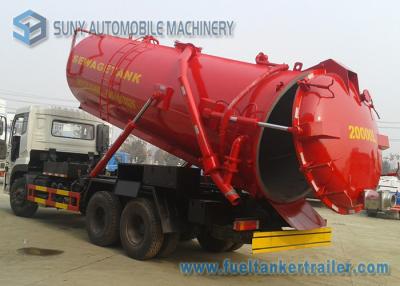 China 6x4 van het de Tankwagen20m3 20000L Riool van Dongfeng Vacuüm de Zuigingskar Te koop