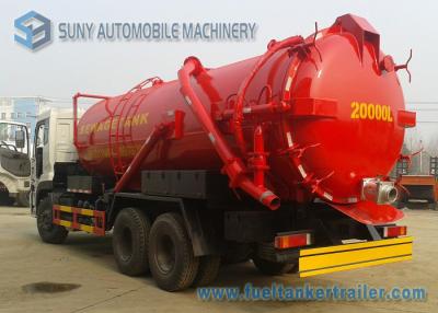 China 6x4 van het de Tankwagen20m3 20000L Riool van Dongfeng Vacuüm de Zuigingskar Te koop