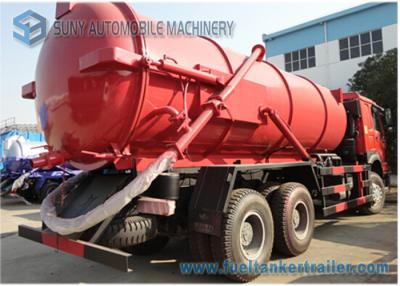 Cina 18000 L camion delle acque luride di aspirazione di vuoto del camion 336hp di Flessinga della fogna di HOWO in vendita