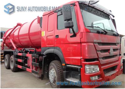 Cina 18000 L camion delle acque luride di aspirazione di vuoto del camion 336hp di Flessinga della fogna di HOWO in vendita