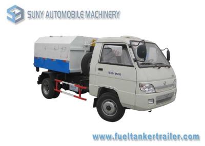 China caminhões de lixo Foton da movimentação 4x2 2 - eixos 3cbm 2 com o gancho diesel do braço à venda