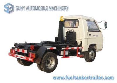 China caminhões de lixo Foton da movimentação 4x2 2 - eixos 3cbm 2 com o gancho diesel do braço à venda