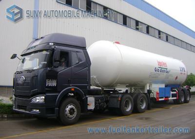China 40500L 17T LPG Semi Trailer Cooking Gas 2 Axle LPG Tank Container for sale