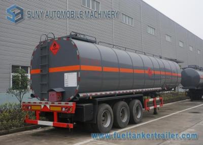 Cina Forma di ellisse dell'asse del rimorchio 45000L 3 dei semi del contenitore del acciaio al carbonio in vendita