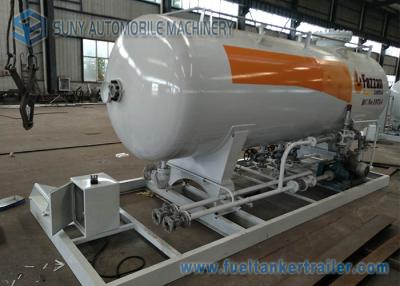 Cina erogatore dell'ugello del doppio dell'autocisterna del gas di scivolo della stazione di servizio di scivolo di 10M3 GPL 4.2T GPL in vendita
