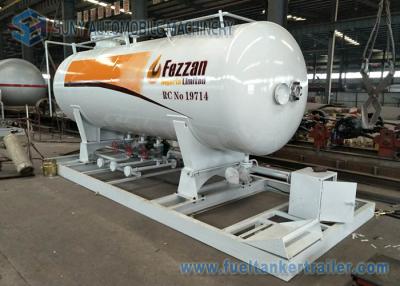 Cina erogatore dell'ugello del doppio dell'autocisterna del gas di scivolo della stazione di servizio di scivolo di 10M3 GPL 4.2T GPL in vendita