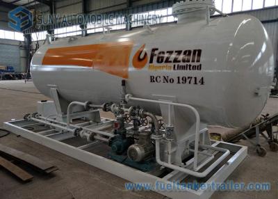 Cina erogatore dell'ugello del doppio dell'autocisterna del gas di scivolo della stazione di servizio di scivolo di 10M3 GPL 4.2T GPL in vendita