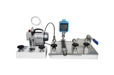 China Hoge druk handpomp voor werkmedium 25 Transformator olie drukbereik 0-2500 bar Te koop