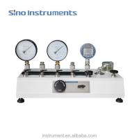 China HS318L Electrical Hydraulic Pressure Test Bench 0-600bar 5 Outputs for sale