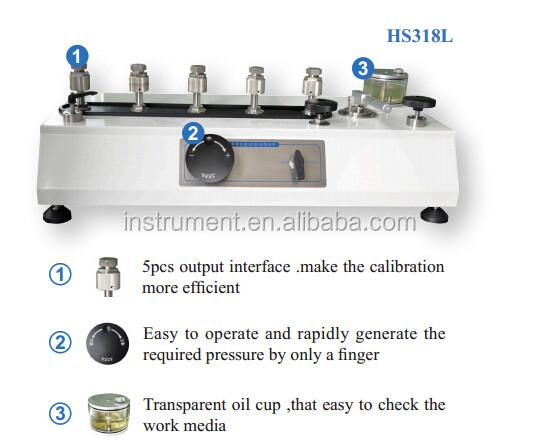 Quality Versatile HS318L Electrical Hydraulic Pressure Test Bench with Customization for sale