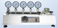 China HS318L Electrical Hydraulic Pressure Test Bench 0-600bar 5 Outputs for sale