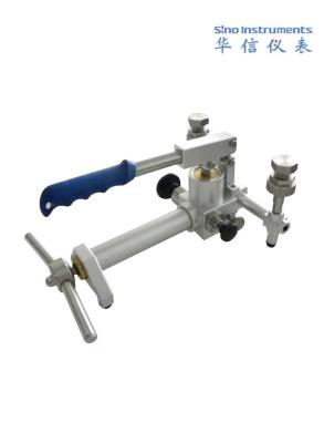China Bomba de calibração de pressão pneumática portátil de aço inoxidável à venda