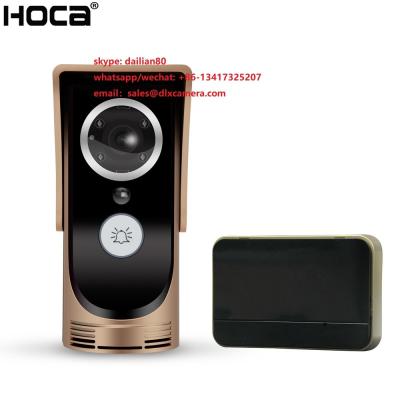 China 3Mp big lens wide angle Water-proof Smart WIFI video doorbell with indoor ring supports remote control by APP in mobile for sale