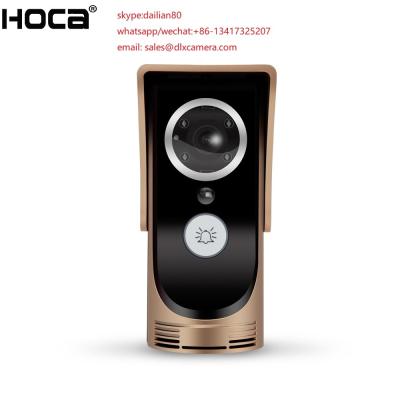 China 2.8mm wide angle 3Mp big lens Water-proof Smart WIFI video doorbell supports remote control by APP in mobile for sale