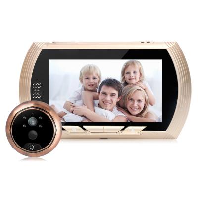 China newest 4.3inch display smart doorbell wifi video doorbell with APP of smart mobile support talkback and Mutil-user view for sale