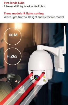 China 4G 1920x1080P 2Mp 5Xzoom Outdoor water-proof WIFI PTZ IR SD card Two ways audio IP Dome camera Wireless 4G IP PTZ camera for sale