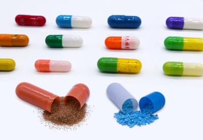 China Size 00 Medicine Herbal Powder Pill Filler Machine PLC Control Size 5 Capsule Filler for sale
